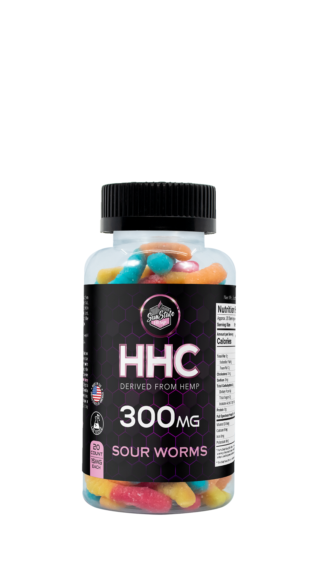 HHC Gummies Sour Worms 300mg – cannavico.gr